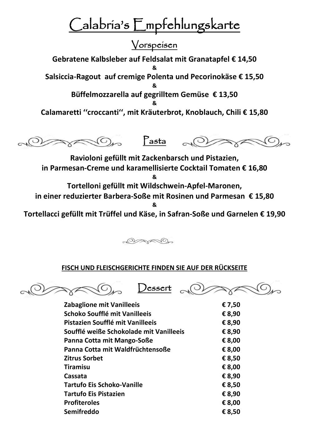 Home - Trattoria Pizzeria Calabria